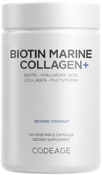 Codeage biotin marine collagen capsules