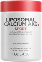 Codeage Calcium AKG capsules for bone health