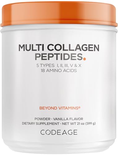 Codeage collagen protein peptides vanilla