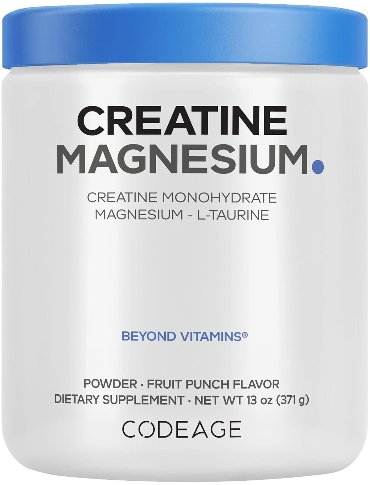 Codeage creatine magnesium powder supplement