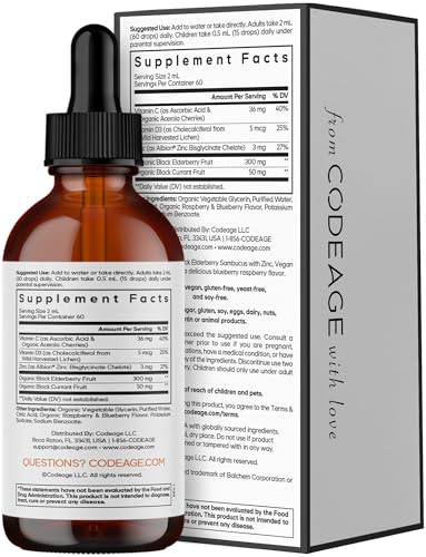 Codeage elderberry vitamins for vitality
