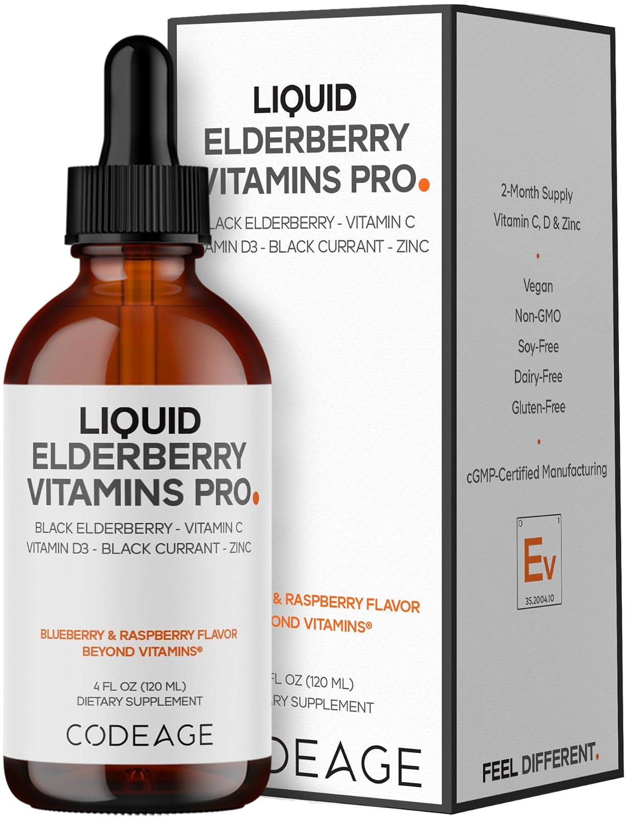 Codeage elderberry vitamins pro liquid