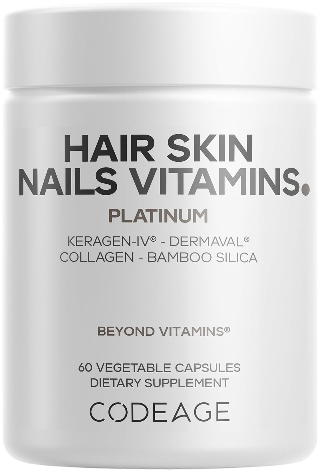 Codeage hair skin nails vitamins