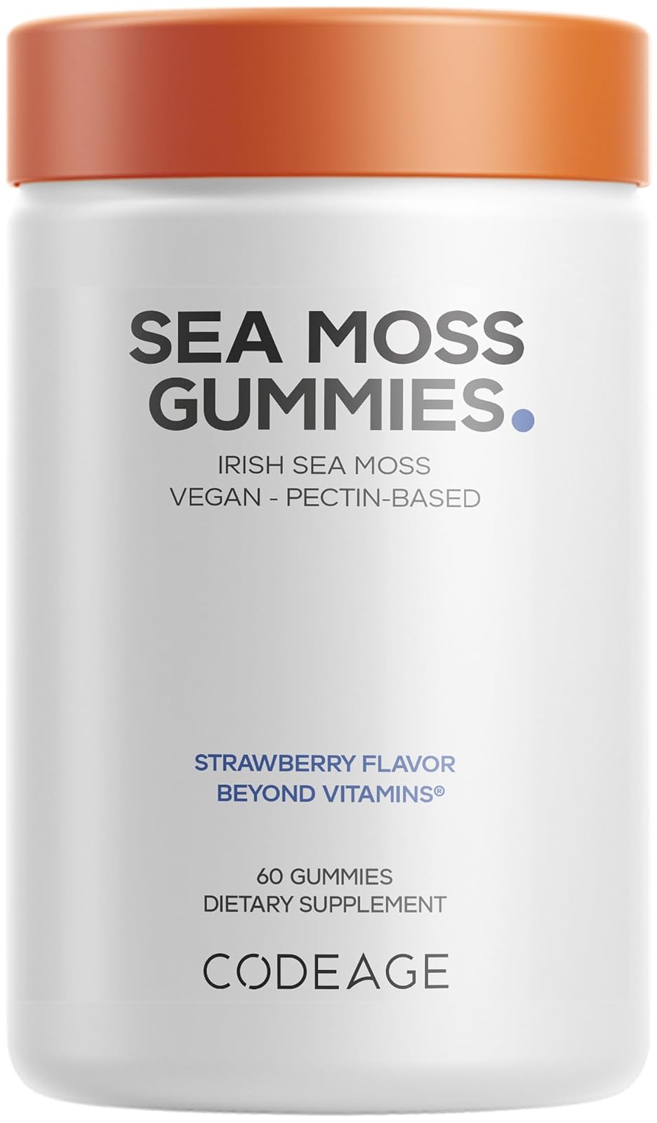 Codeage Irish Sea Moss gummies for wellness