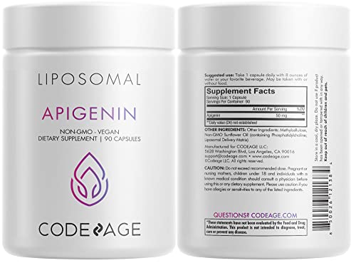 Codeage Liposomal apigenin benefits