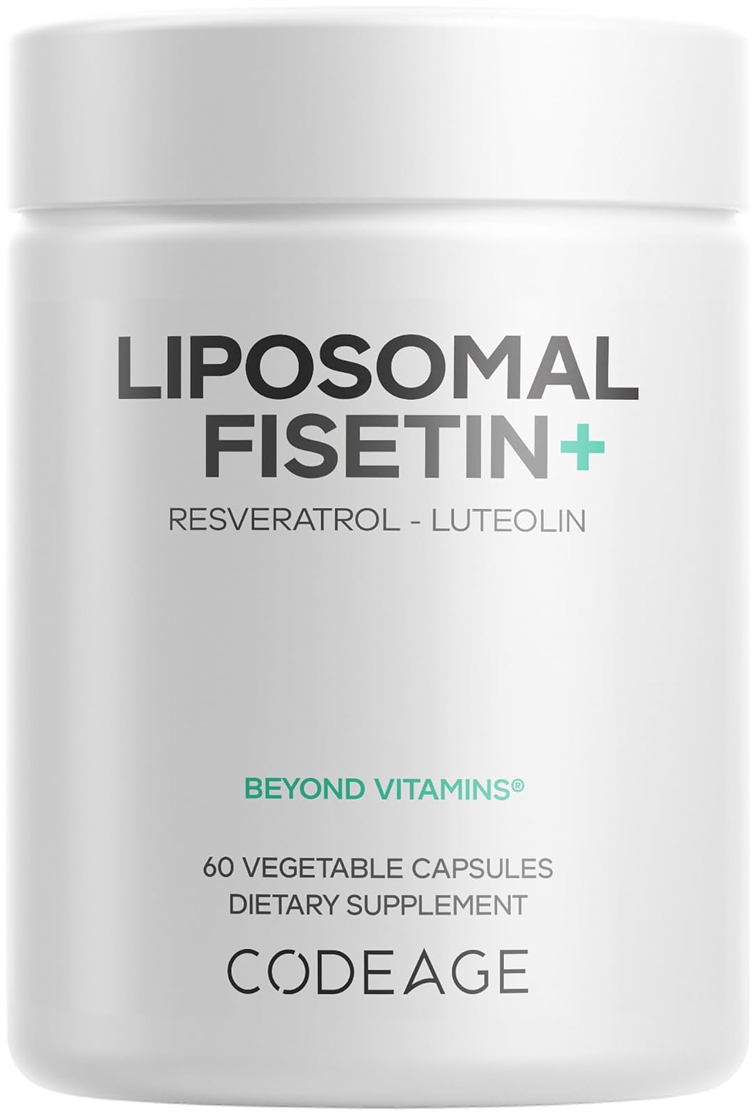 Codeage Liposomal Fisetin 500 mg capsules
