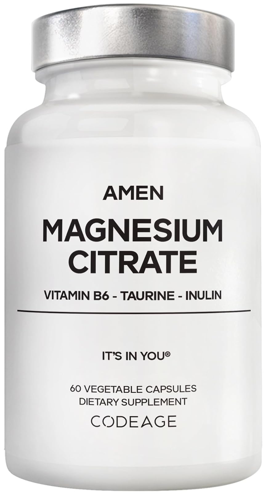 Codeage Magnesium Citrate supplement capsules