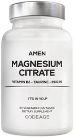 Codeage Magnesium Citrate supplement capsules