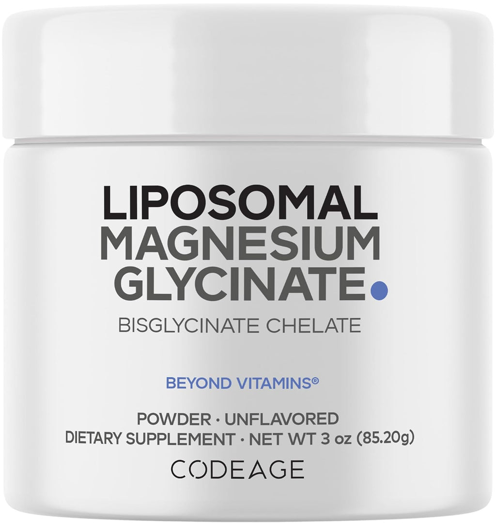 Codeage magnesium glycinate powder supplement