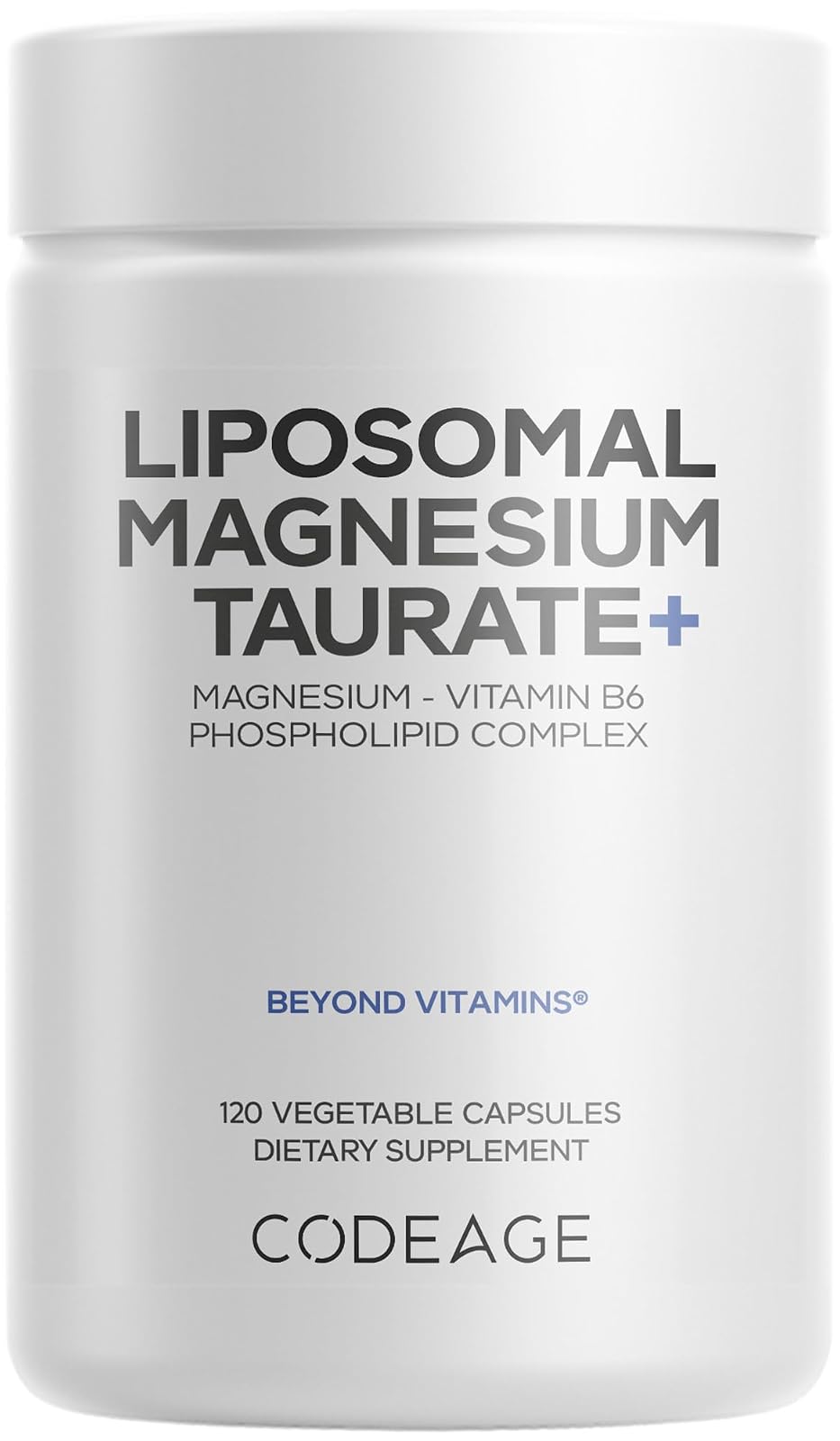 Codeage magnesium taurate capsules