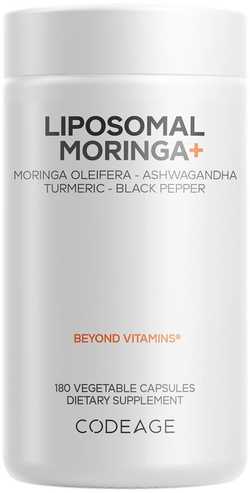 Codeage moringa supplement with turmeric