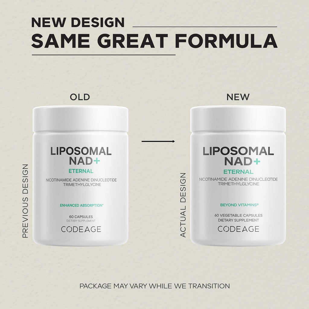 Codeage NAD+ capsules for vitality
