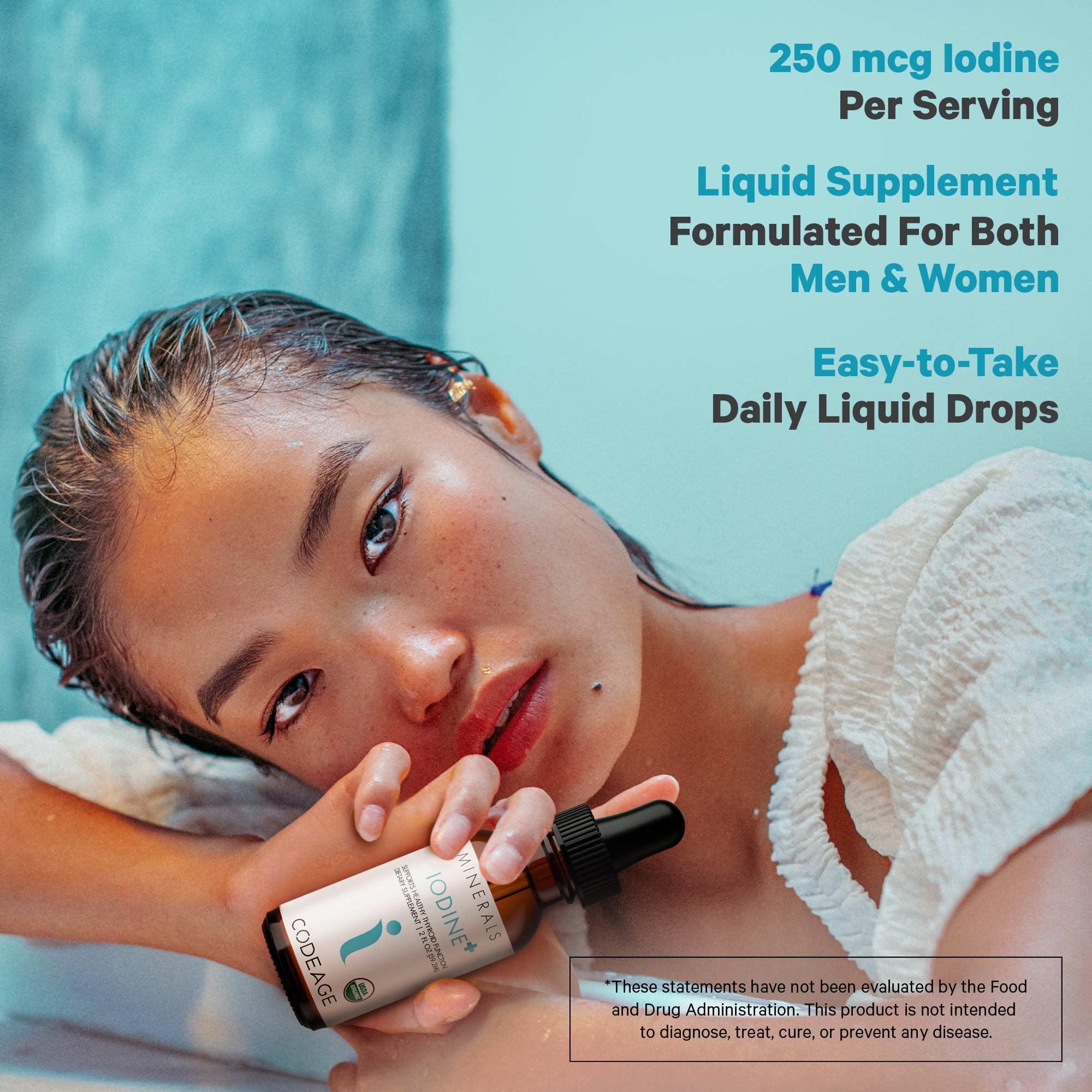 Codeage organic iodine for vitality