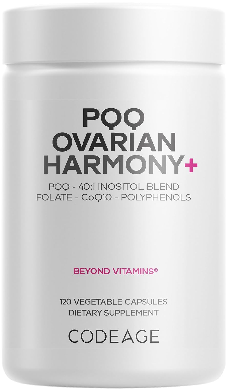 Codeage PQQ Harmony+ vitamin capsules