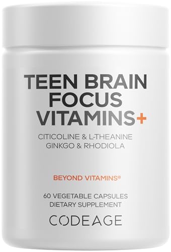 Codeage Teen Brain Focus multivitamins