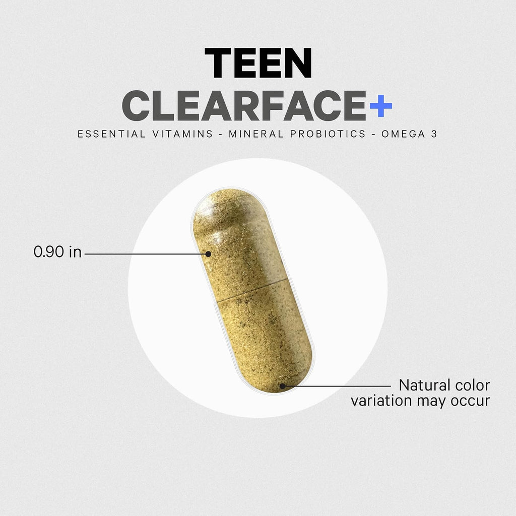 Codeage Teen Clearface multivitamin for healthy growth