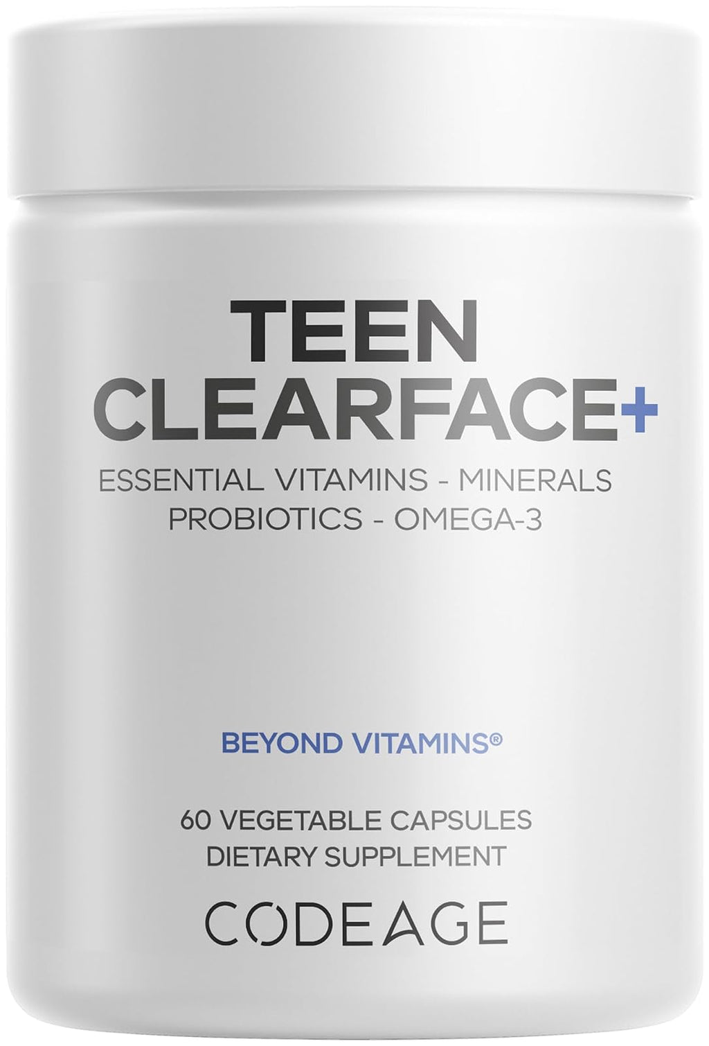 Codeage Teen Clearface multivitamins for teens