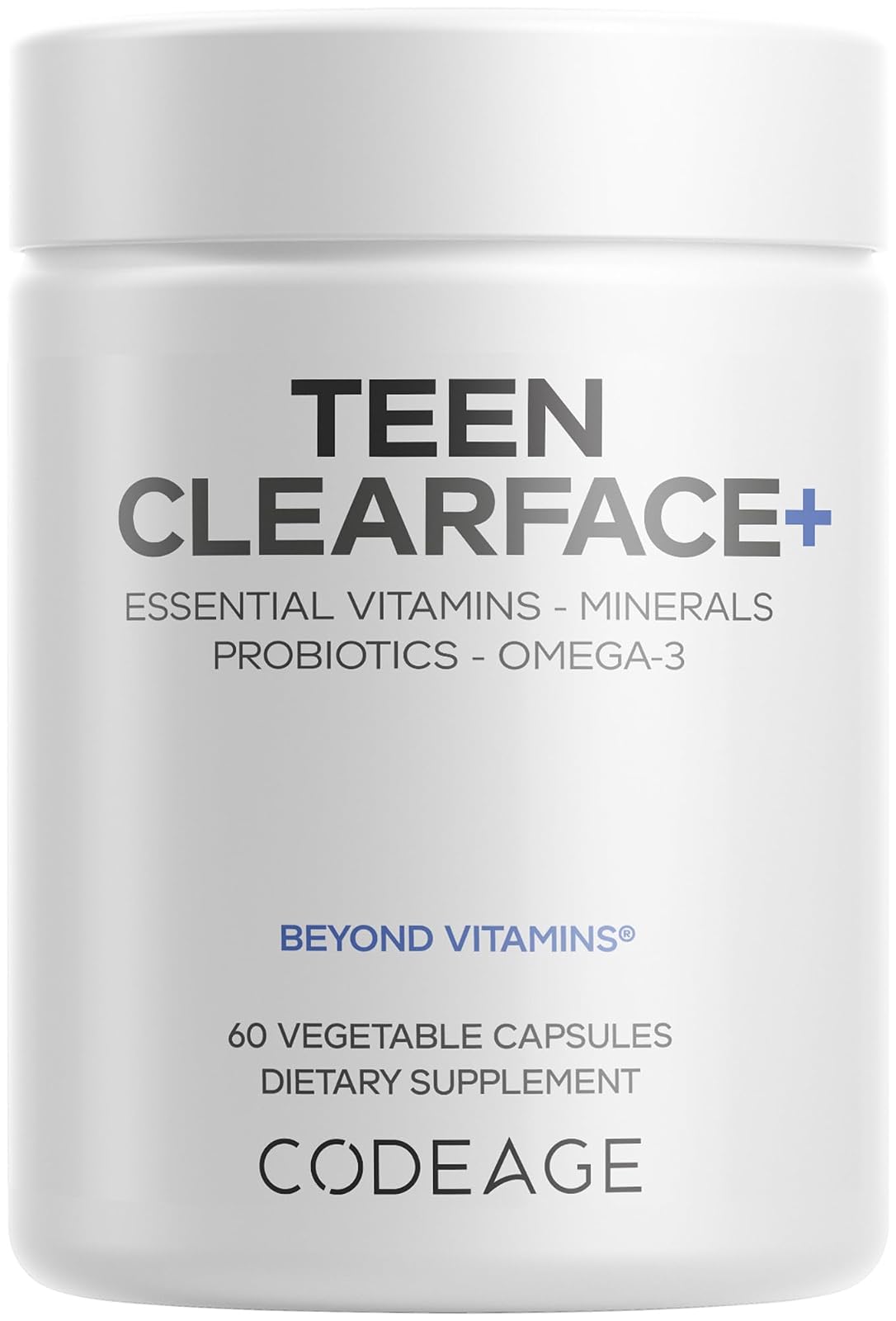 Codeage Teen Clearface multivitamins for teens