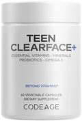Codeage Teen Clearface supplements for oily skin