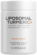 Codeage turmeric curcumin health supplement