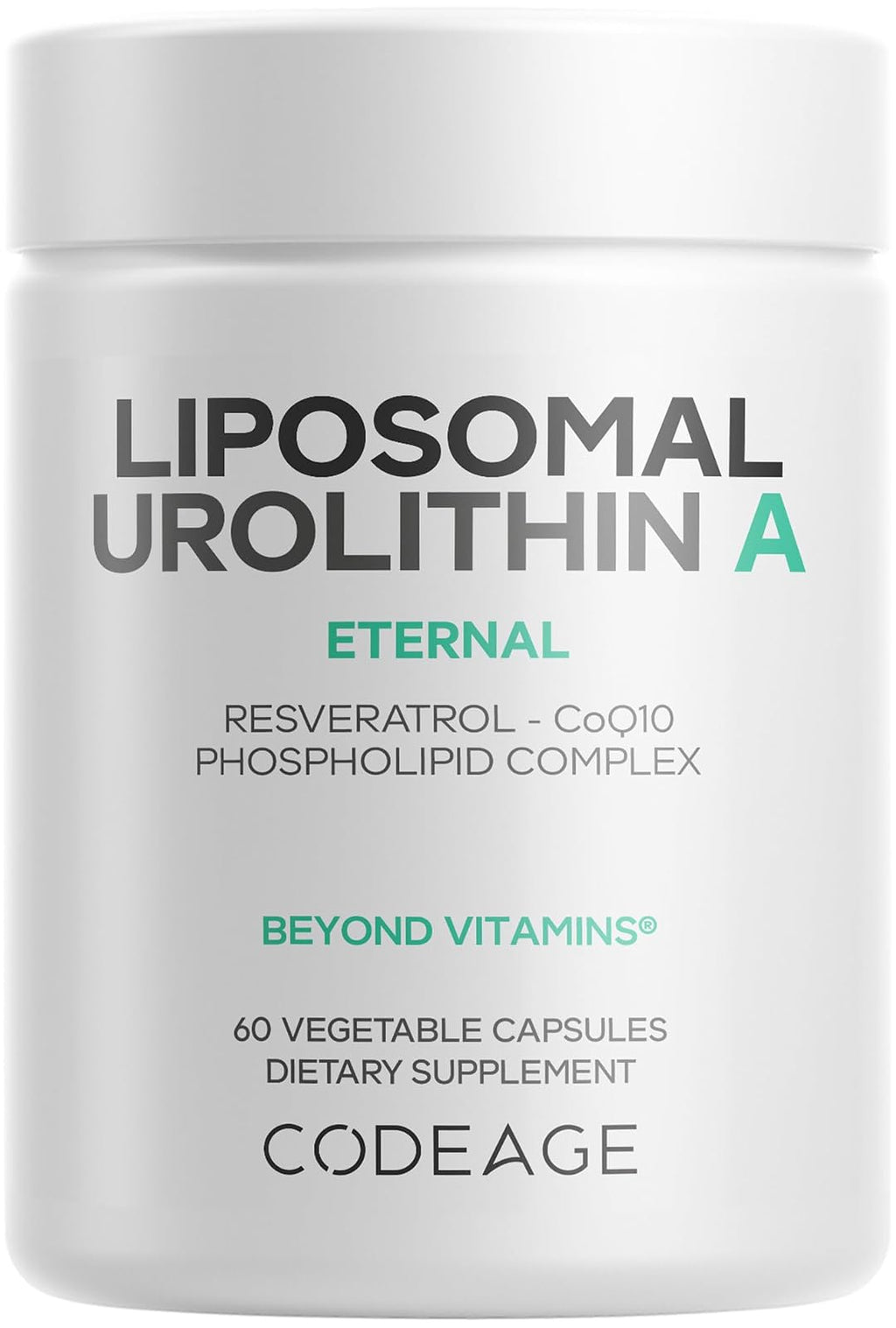 Codeage Urolithin A capsules for vitality