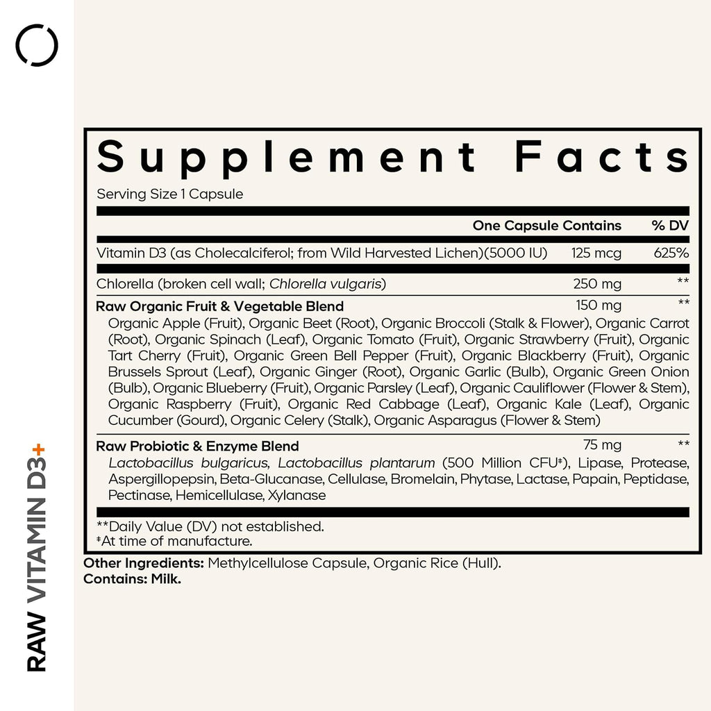 Codeage vitamin D3 for immune support