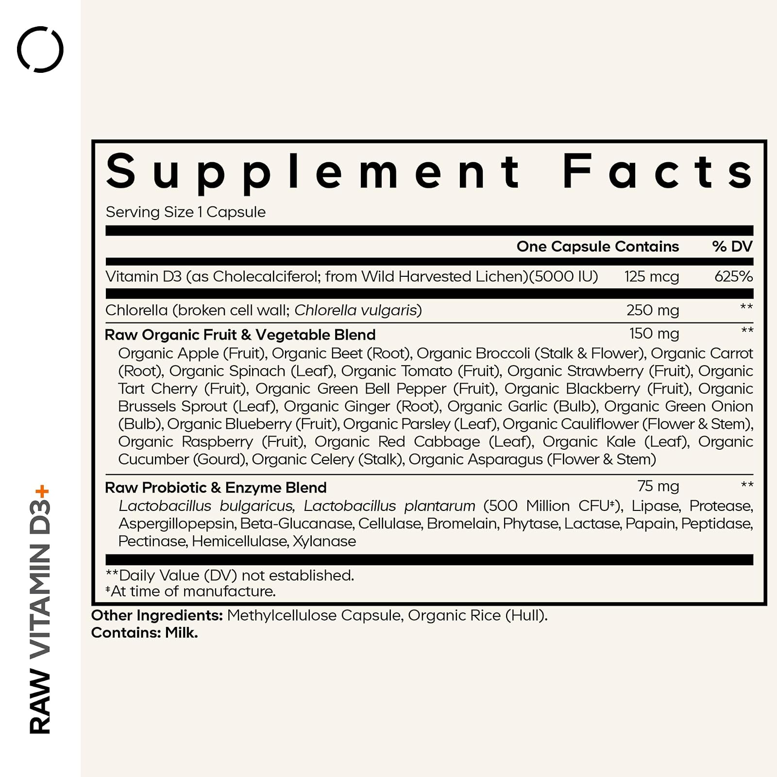 Codeage vitamin D3 for immune support