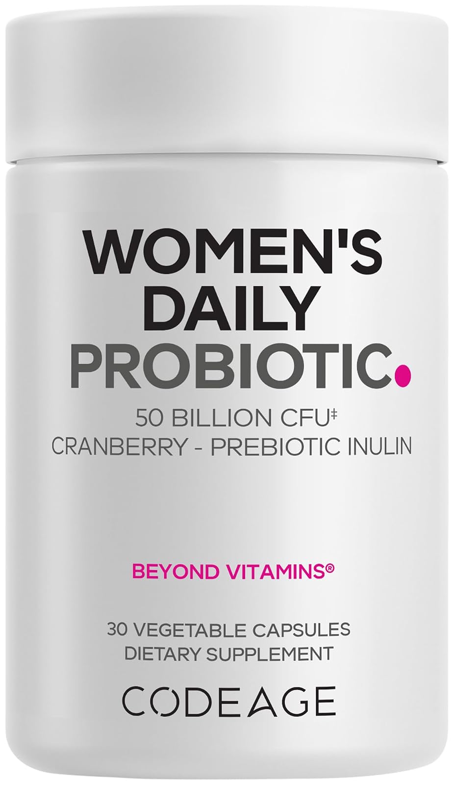 Codeage women's daily probiotic capsules