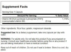 Coenzymated Vitamin B6 for energy