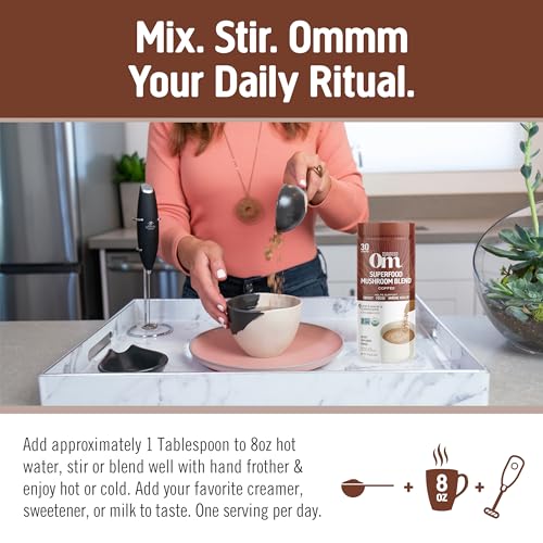 coffee blend with superfood mushrooms