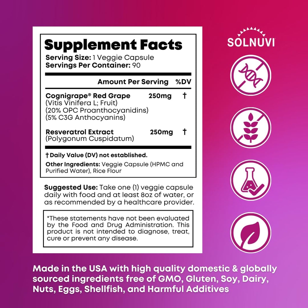 Cognigrape antioxidant support capsules