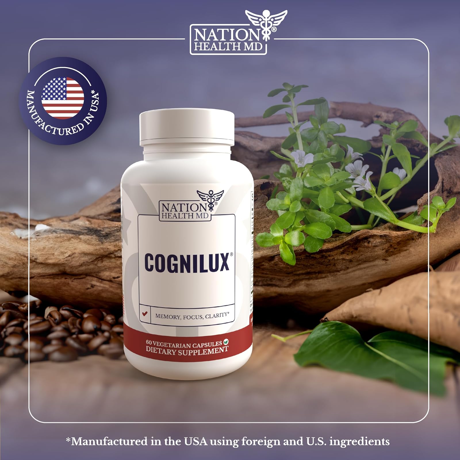 Cognilux whole food multivitamin for vitality