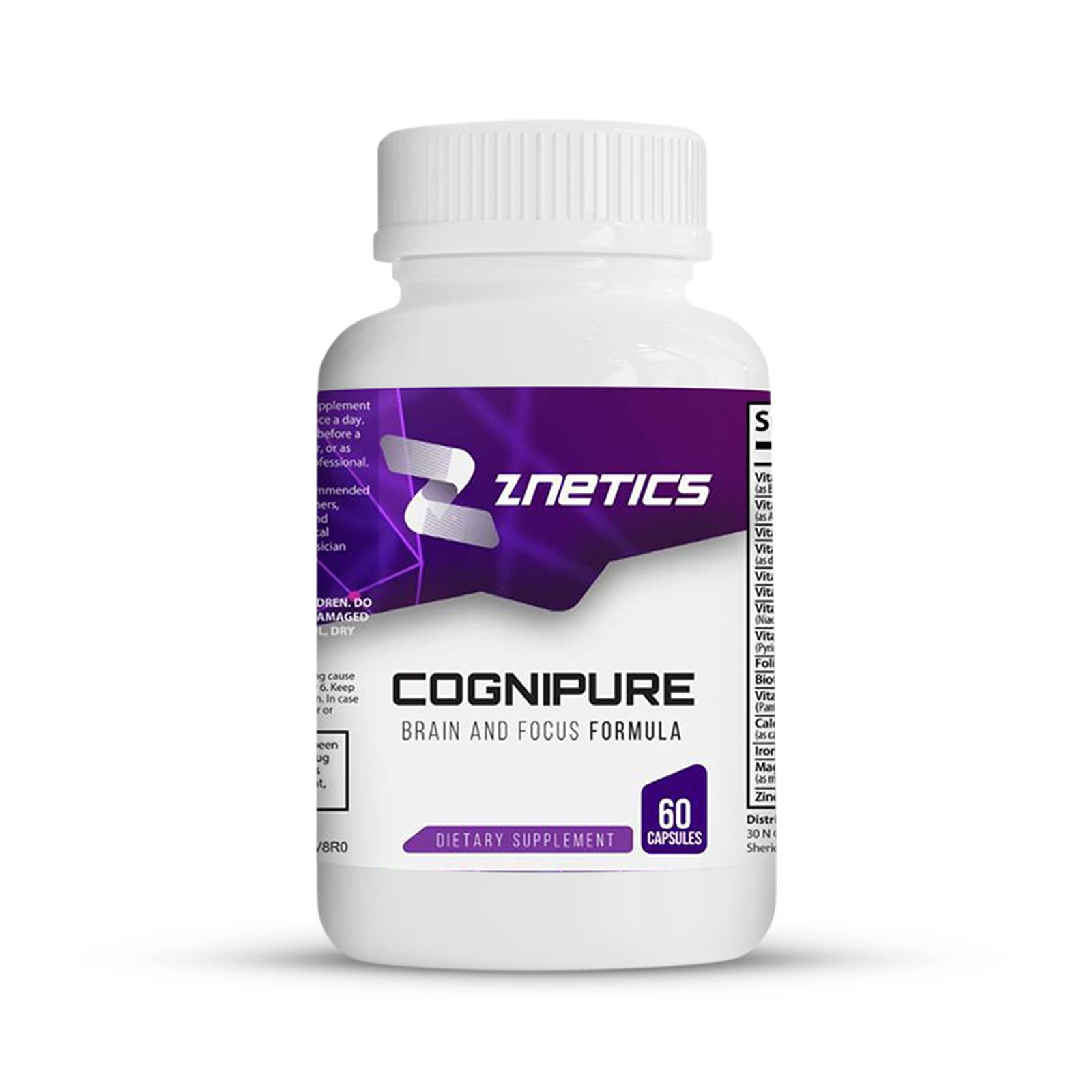 Cognipure herbal supplement for focus