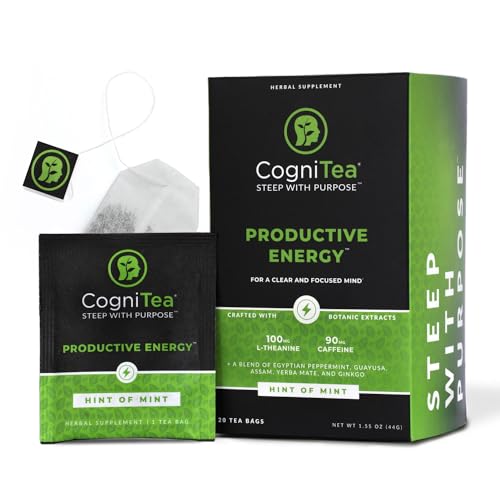 CogniTea herbal energy tea bags