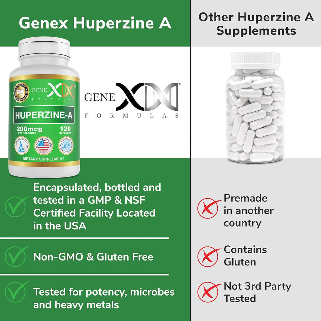 Cognitive booster Huperzine A 120 count