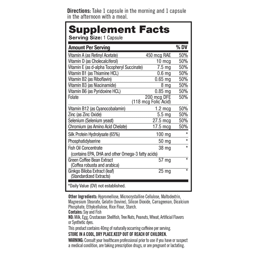 cognitive clarity from blended vitamins