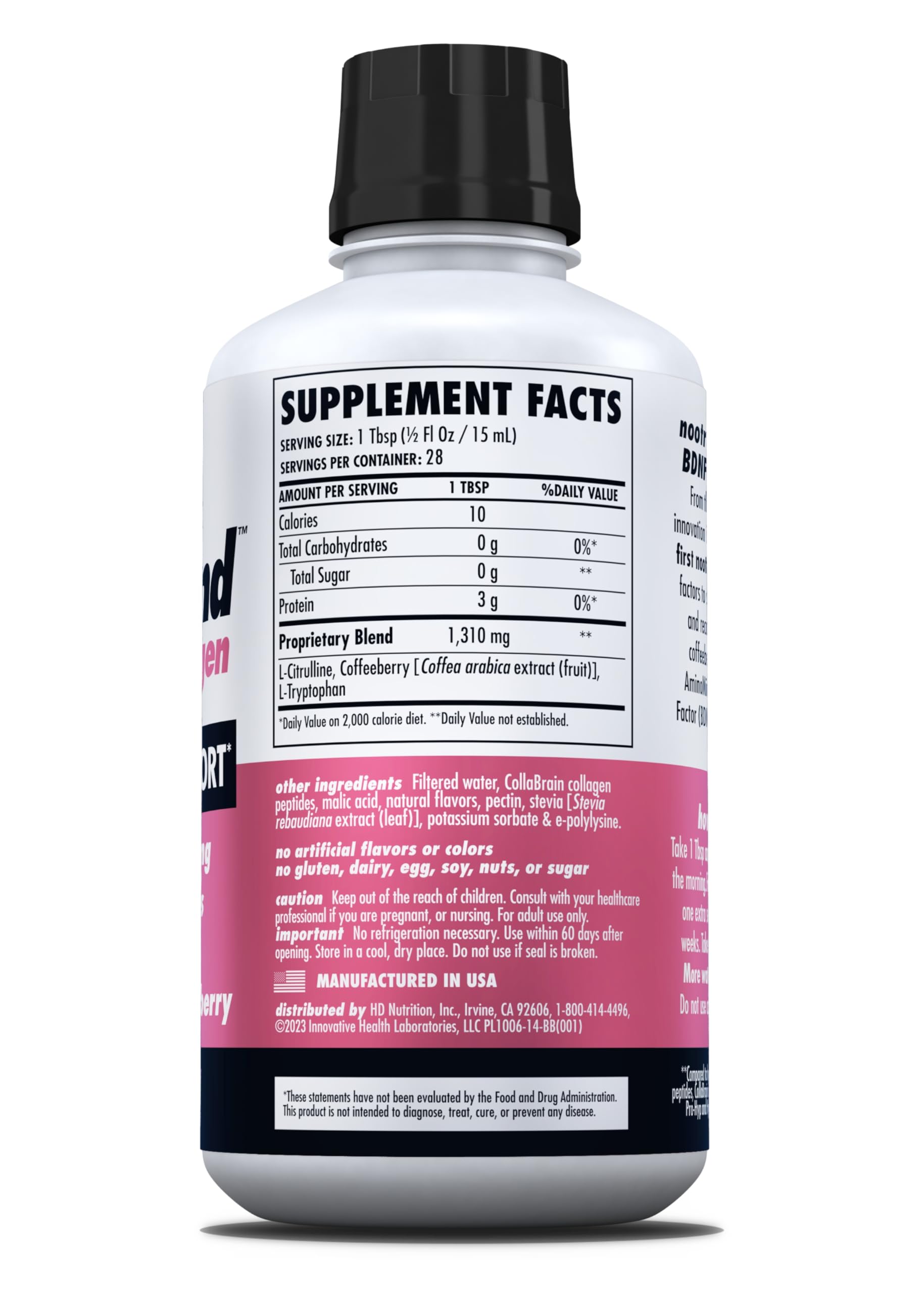 Cognitive enhancement with blended vitamins