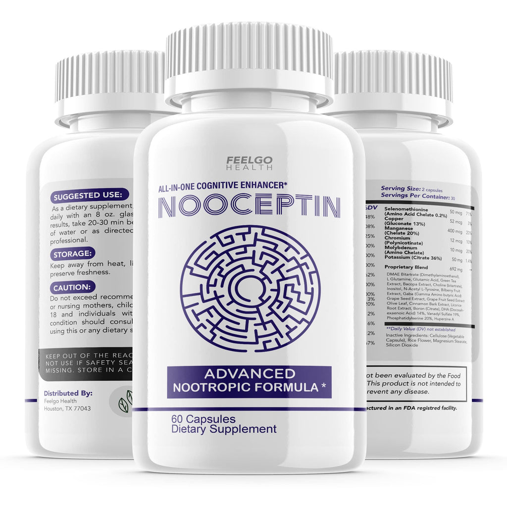 Cognitive enhancement with Feelgo supplements