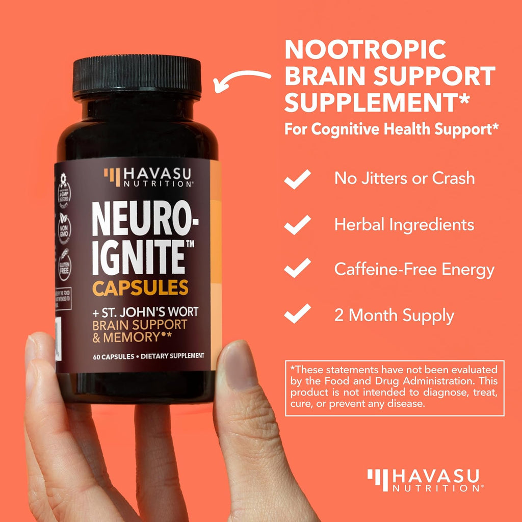 Cognitive enhancement with NeuroIGNITE capsules