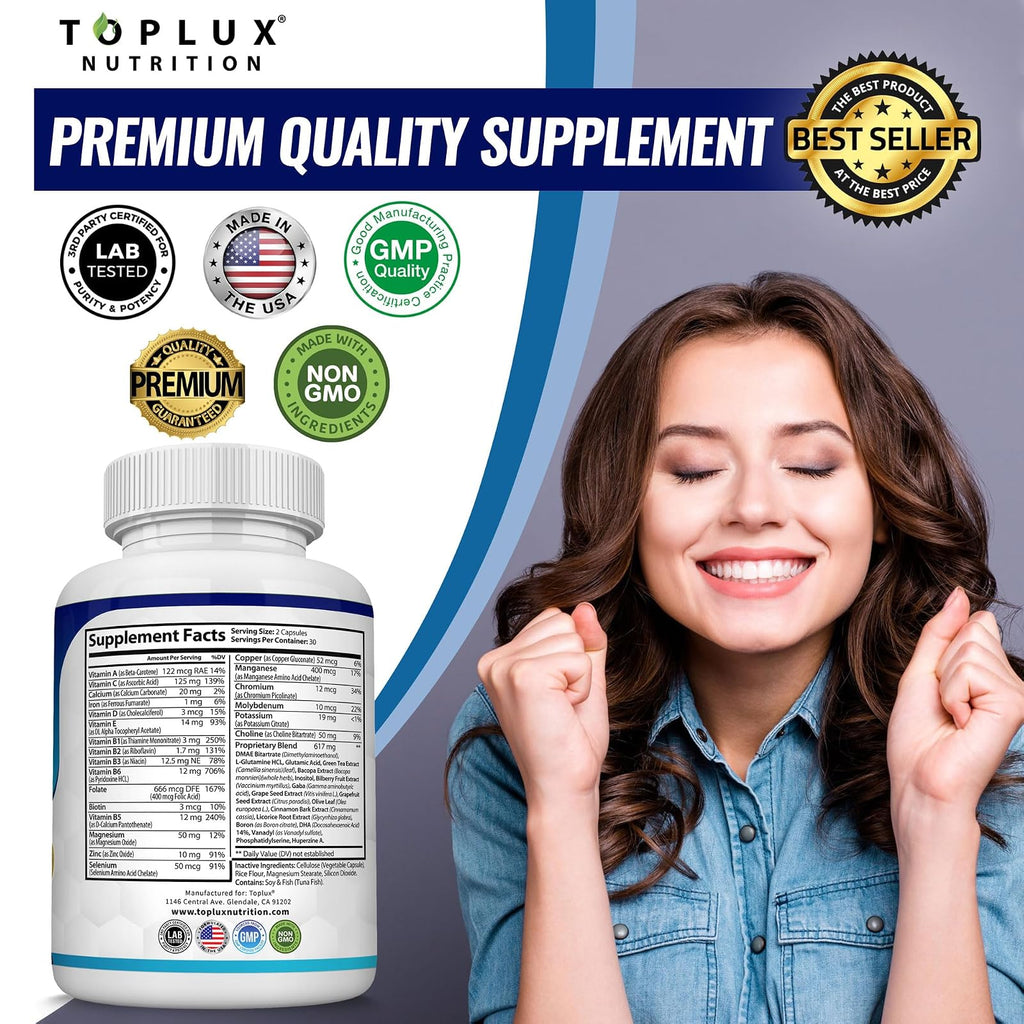 Cognitive enhancement with Toplux capsules