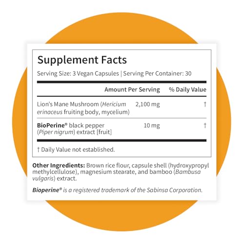 cognitive focus with Lion's Mane mushrooms