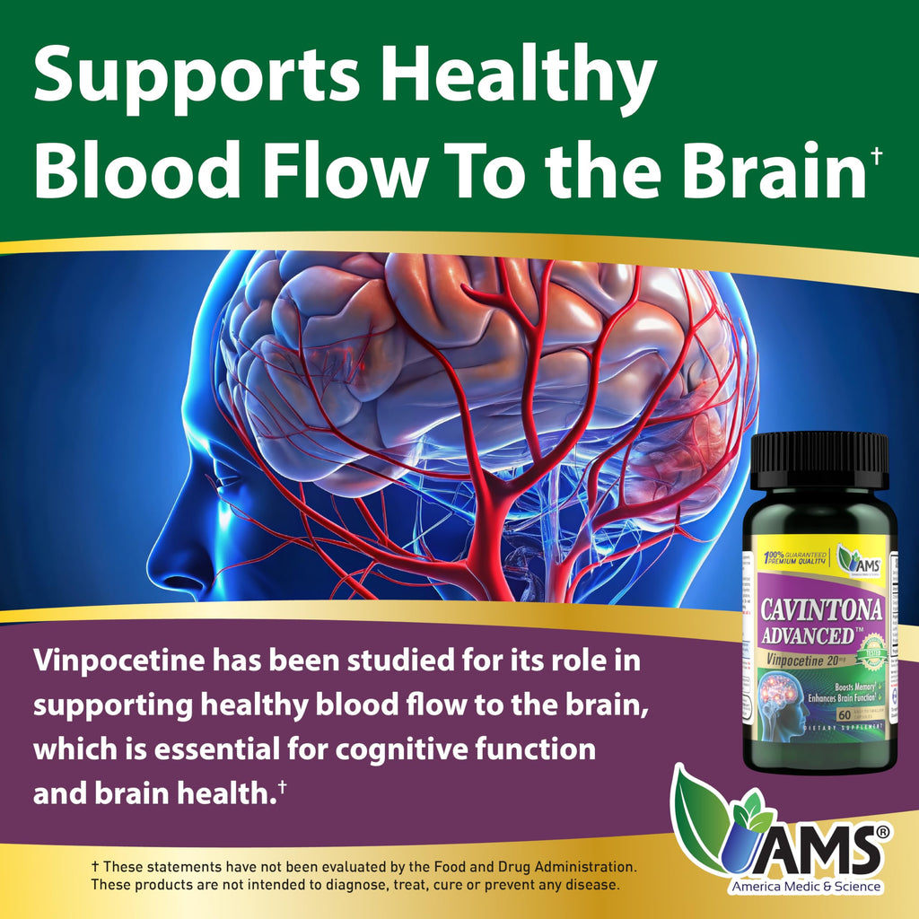 Cognitive function booster with Cavintona