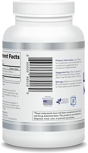 Cognitive function enhancement with mushrooms