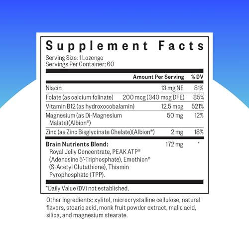 cognitive function lozenges for concentration