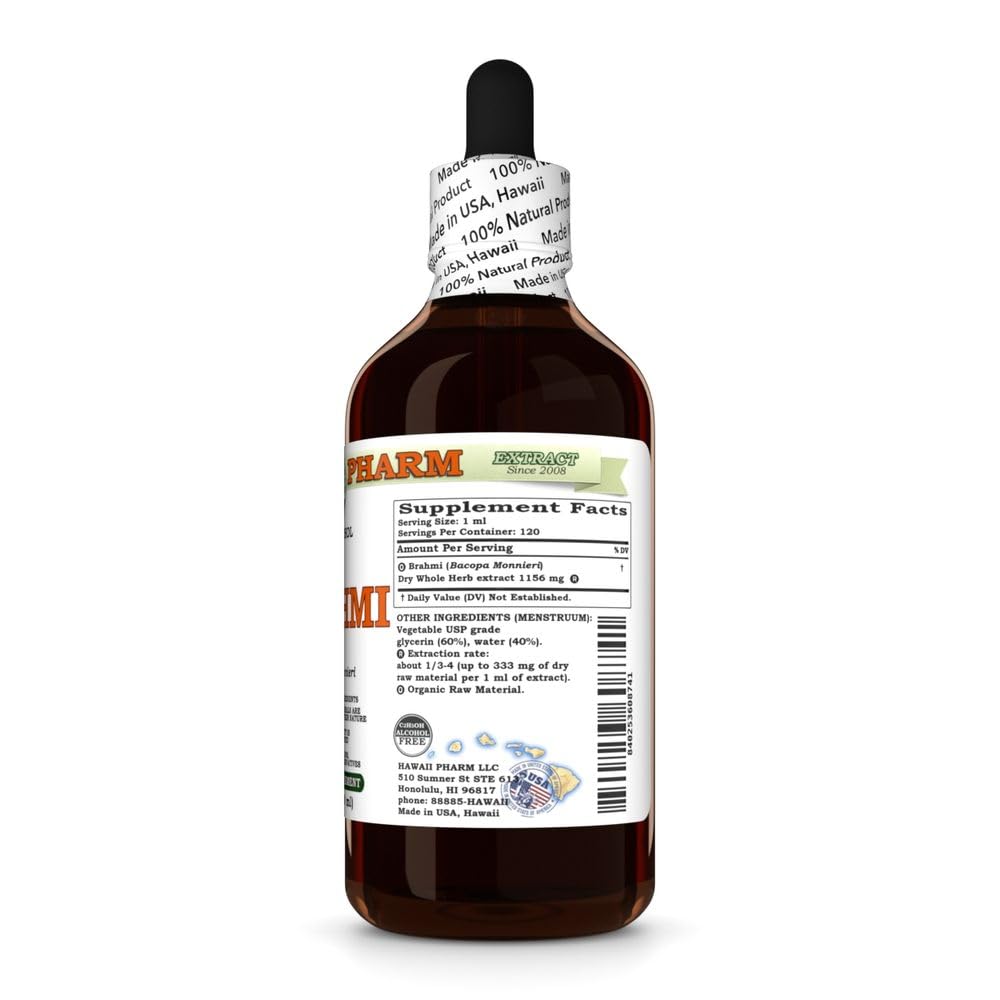 Cognitive function support with Brahmi