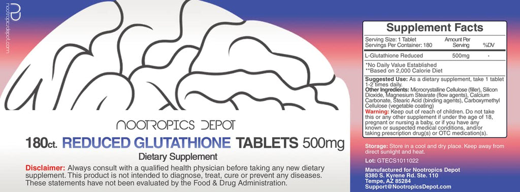 Cognitive function support with glutathione