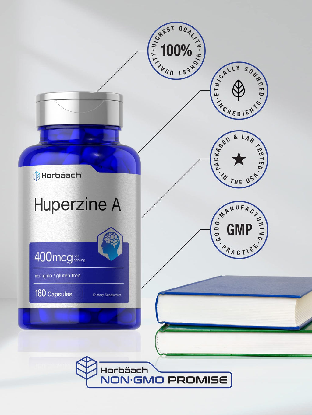Cognitive function support with Huperzine A