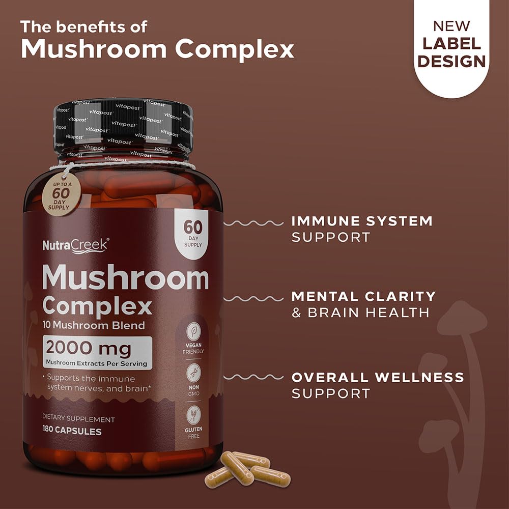 Cognitive health benefits of mushrooms