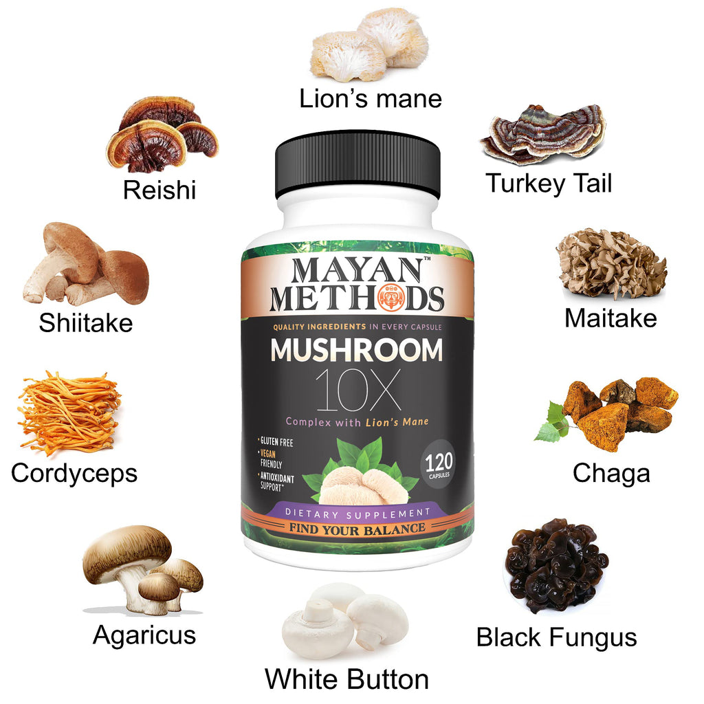 cognitive health mushroom capsules