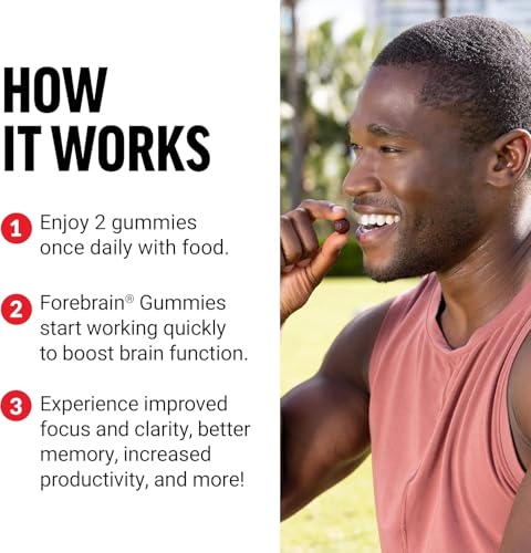 Cognitive health support in gummy form